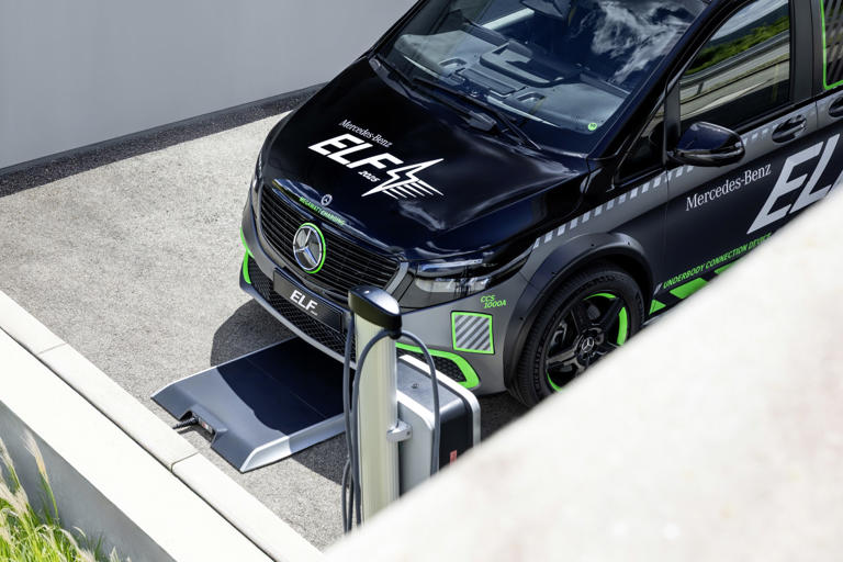 Mercedes-Benz's New Mobile Lab Van is Rethinking How We Charge EVs