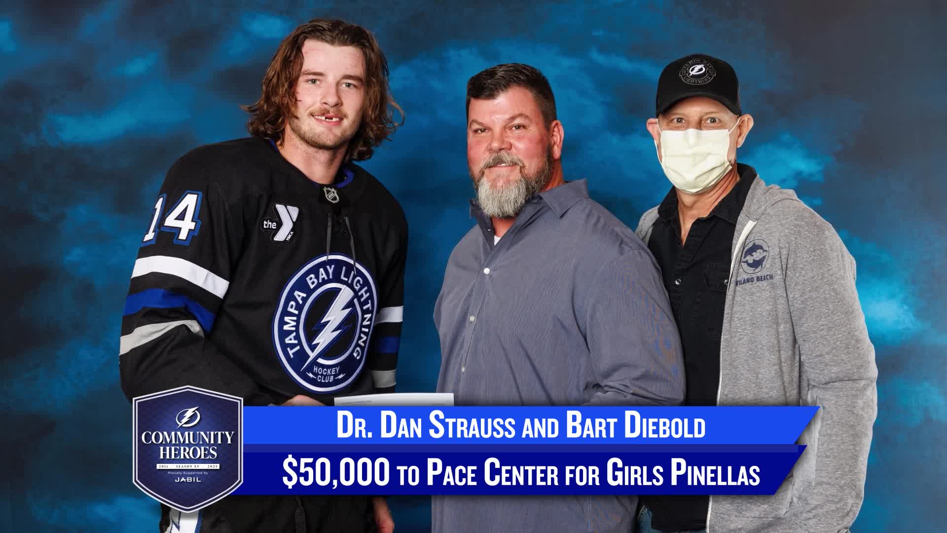 Tampa Bay Lightning Community Hero: Dr. Dan Strauss and Bart Diebold