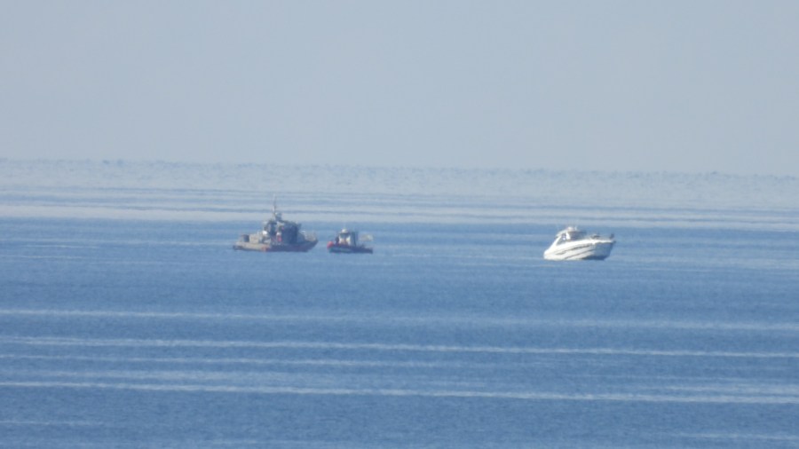 Two people rescued from sinking boat in Lake Michigan