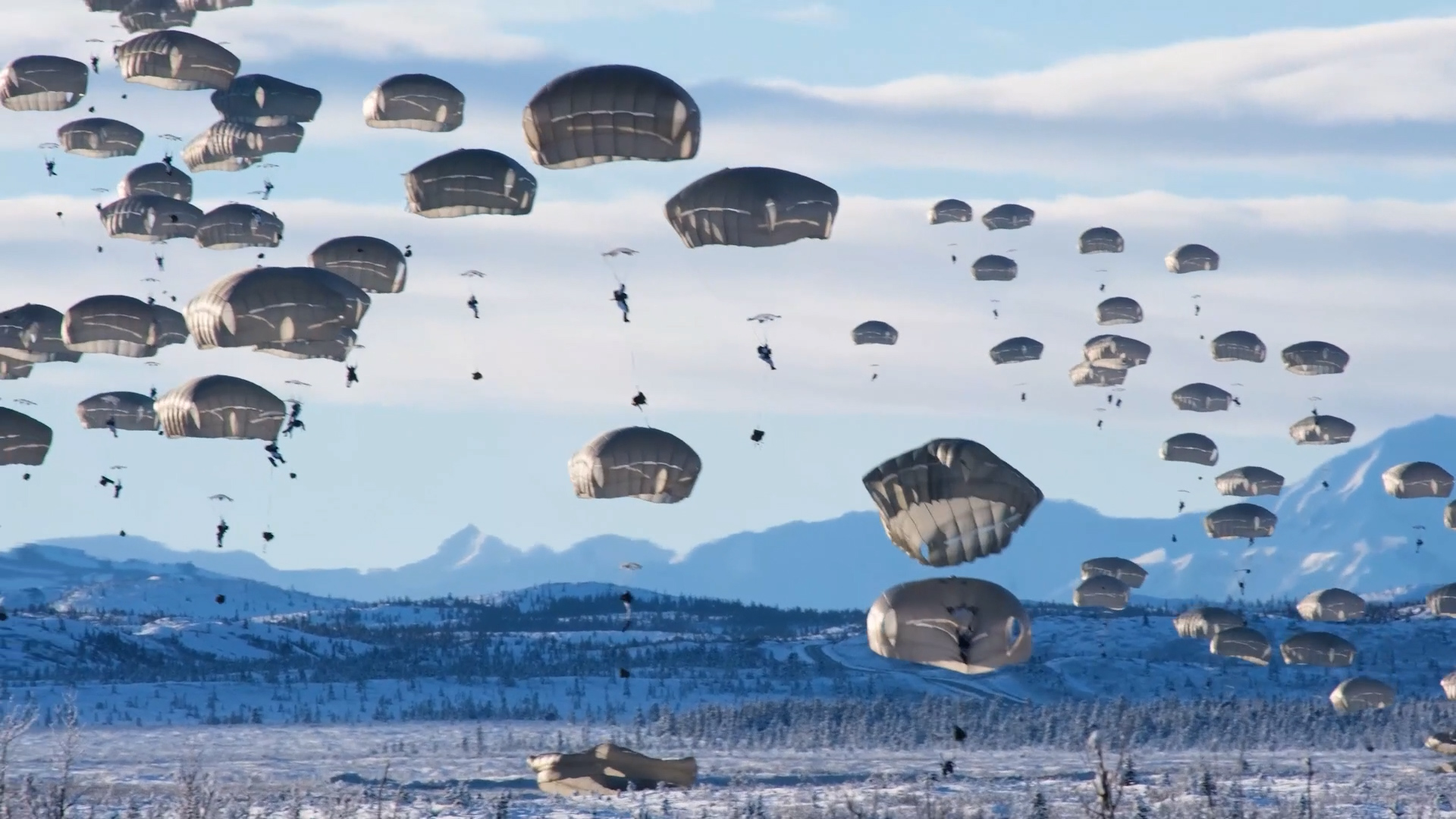 Army Artic Training in The Snow