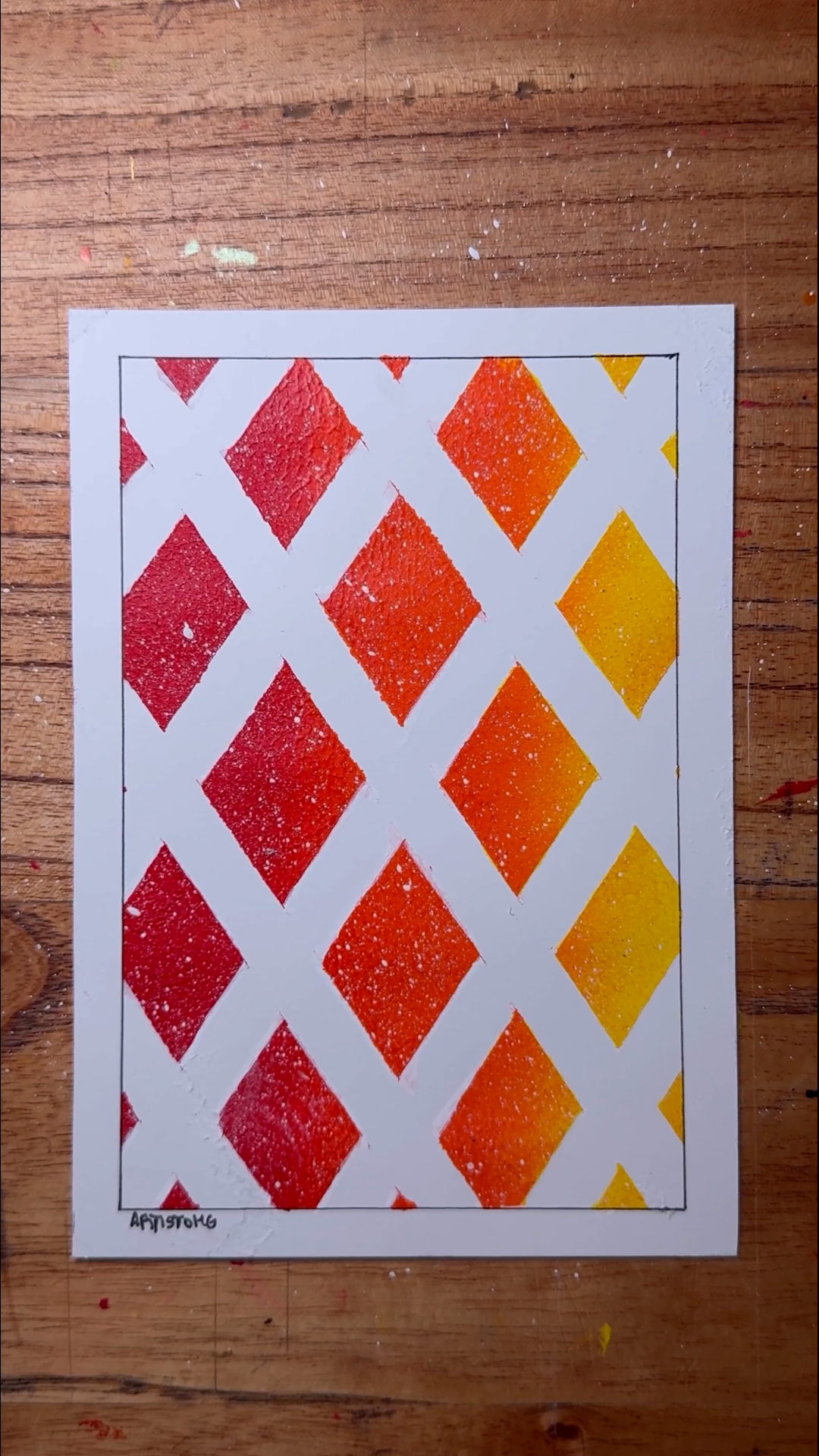 Diamond Flame Pattern