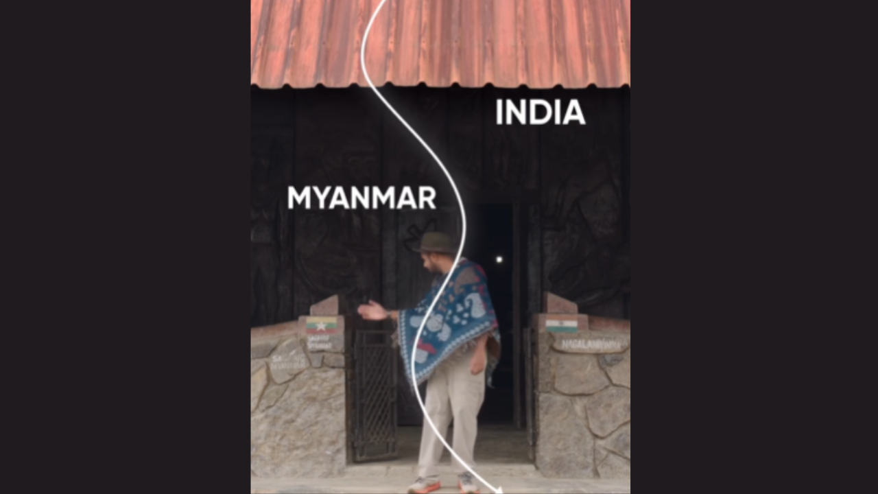 Watch: Vlogger takes us inside a Nagaland home that lies half in India ...