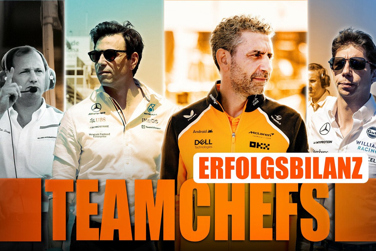 Formel 1 - Die Erfolgsbilanz der Formel-1-Teamchefs: So schneiden Toto ...
