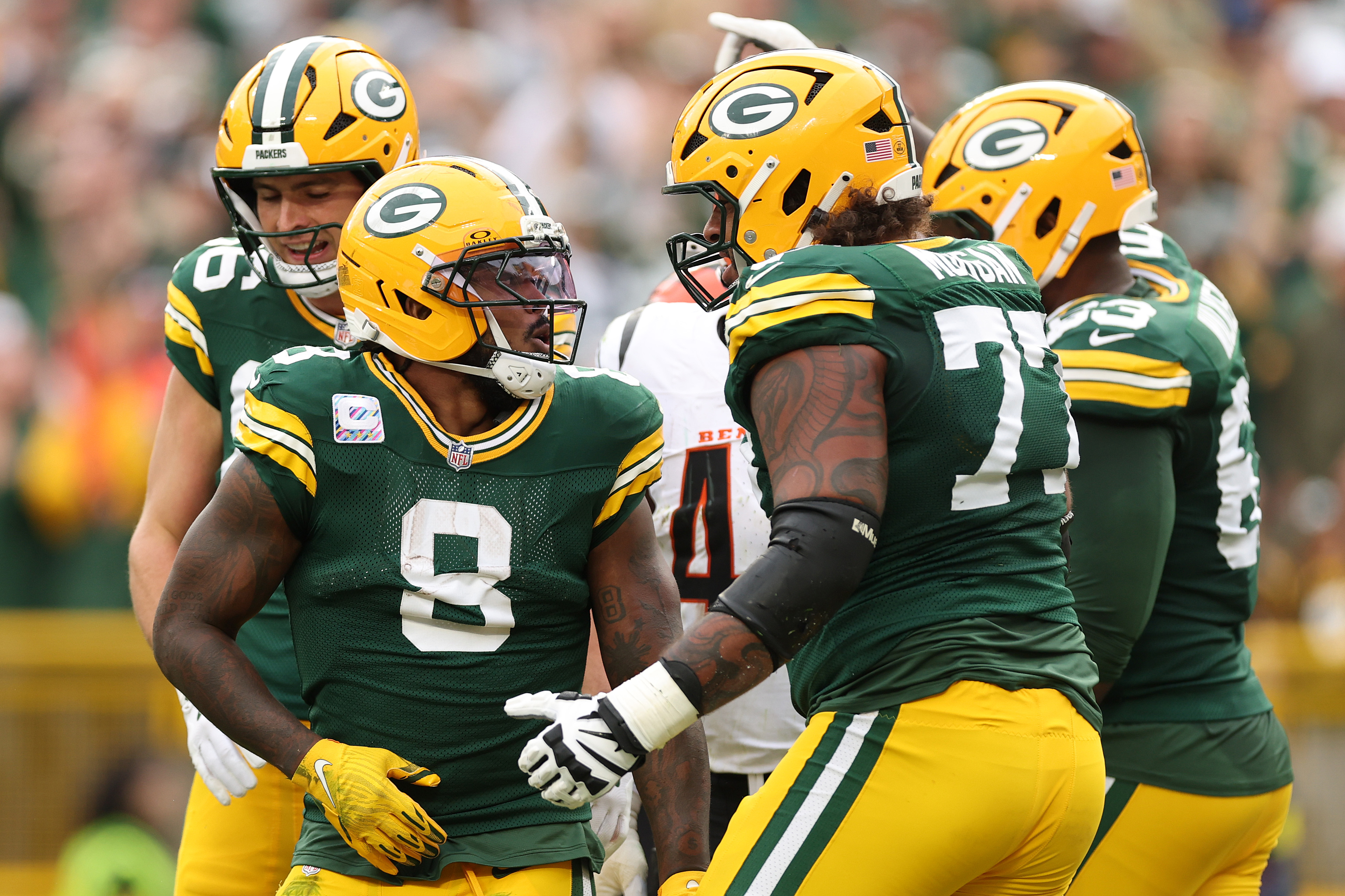 Why did Jordan Morgan start at right guard this week?