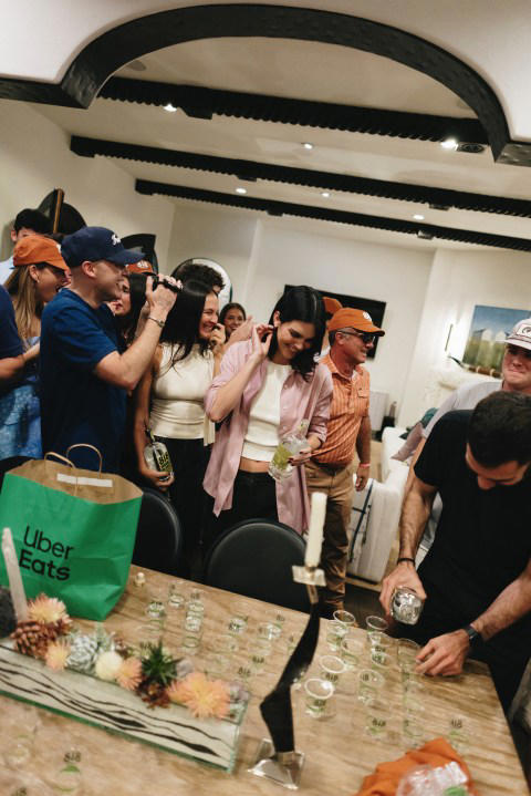 PHOTOS: Kendall Jenner surprises college students in Dallas, Texas