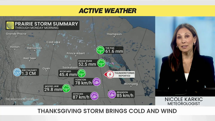 Prairie storm hangs on as snow and wind linger in northern Manitoba