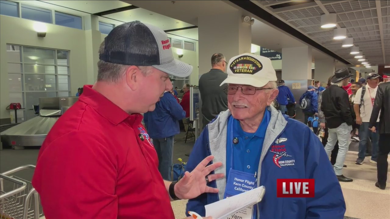 Kevin Charette's live interview with Honor Flight veteran