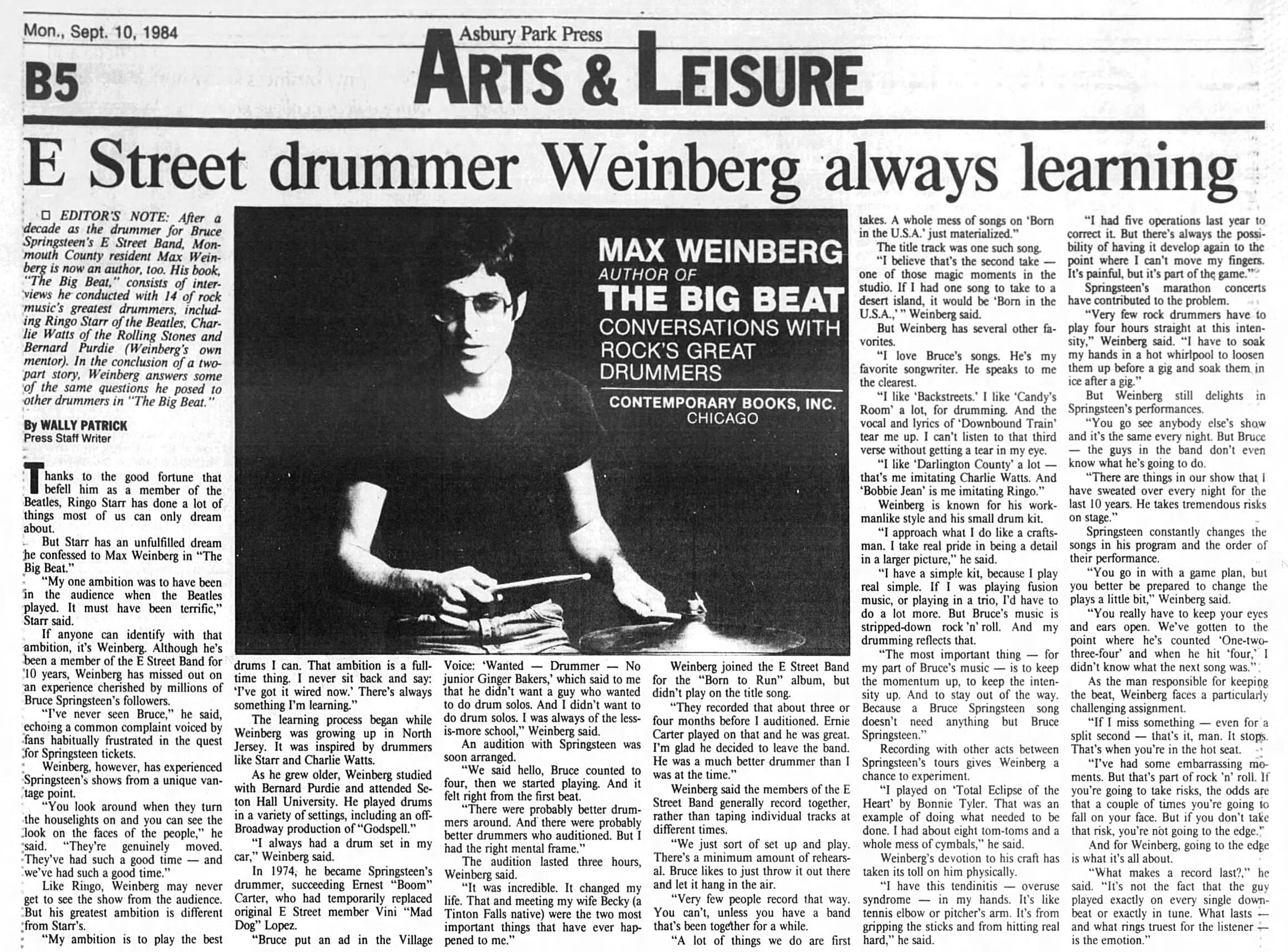 Max Weinberg shares stories on Ringo, playing with Springsteen and E ...