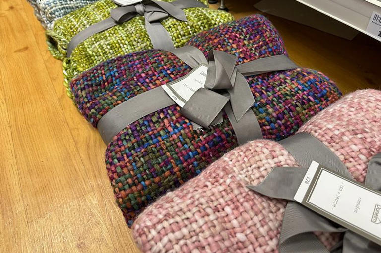 I bought the Dunelm throw shoppers love so much they're buying it twice