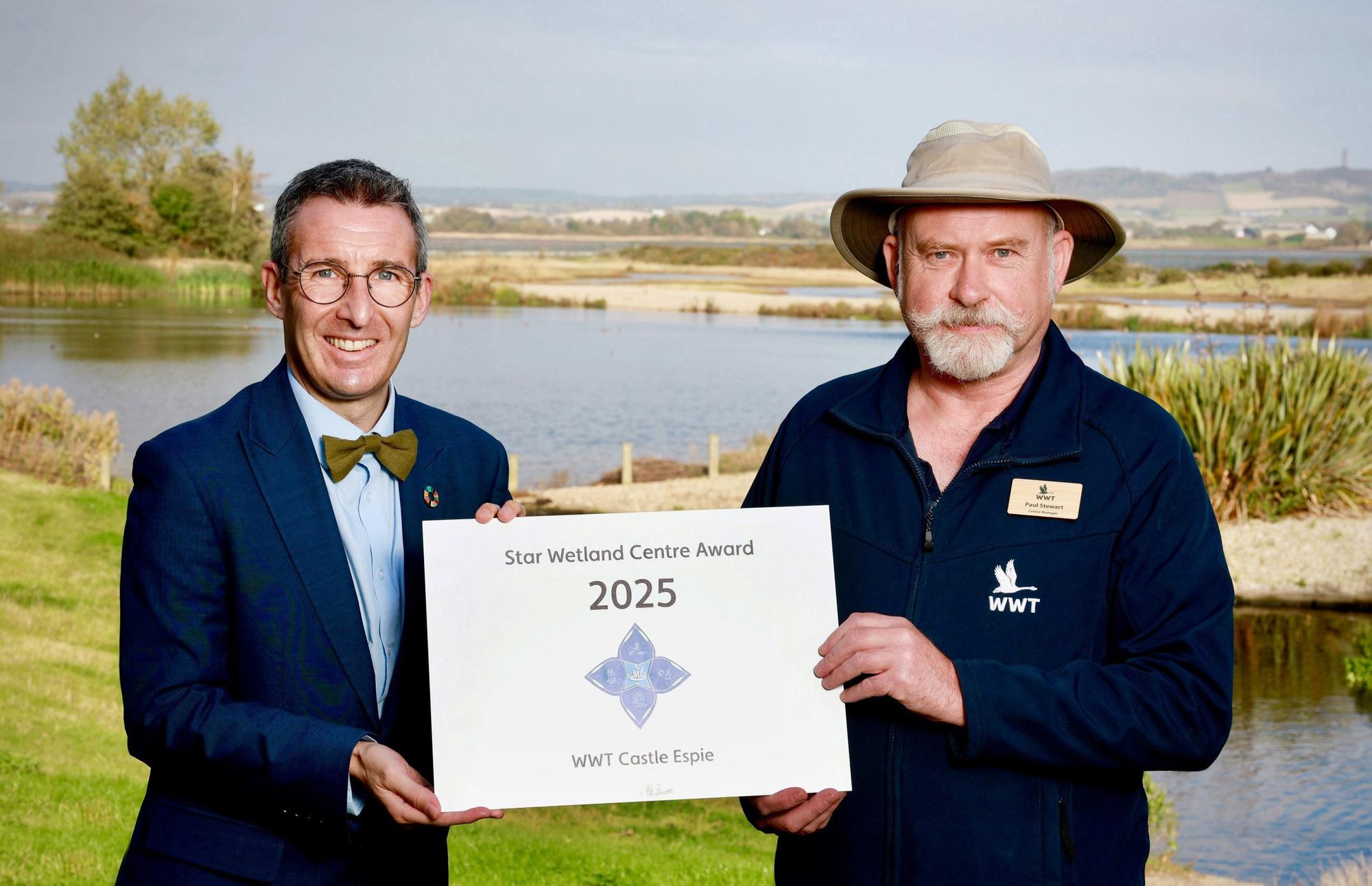 “We’re honoured to have received this': WWT Castle Espie centre manager ...