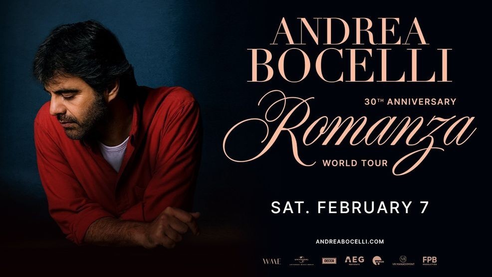 Andrea Bocelli to launch 'Romanza' 30th Anniversary World Tour in Columbus