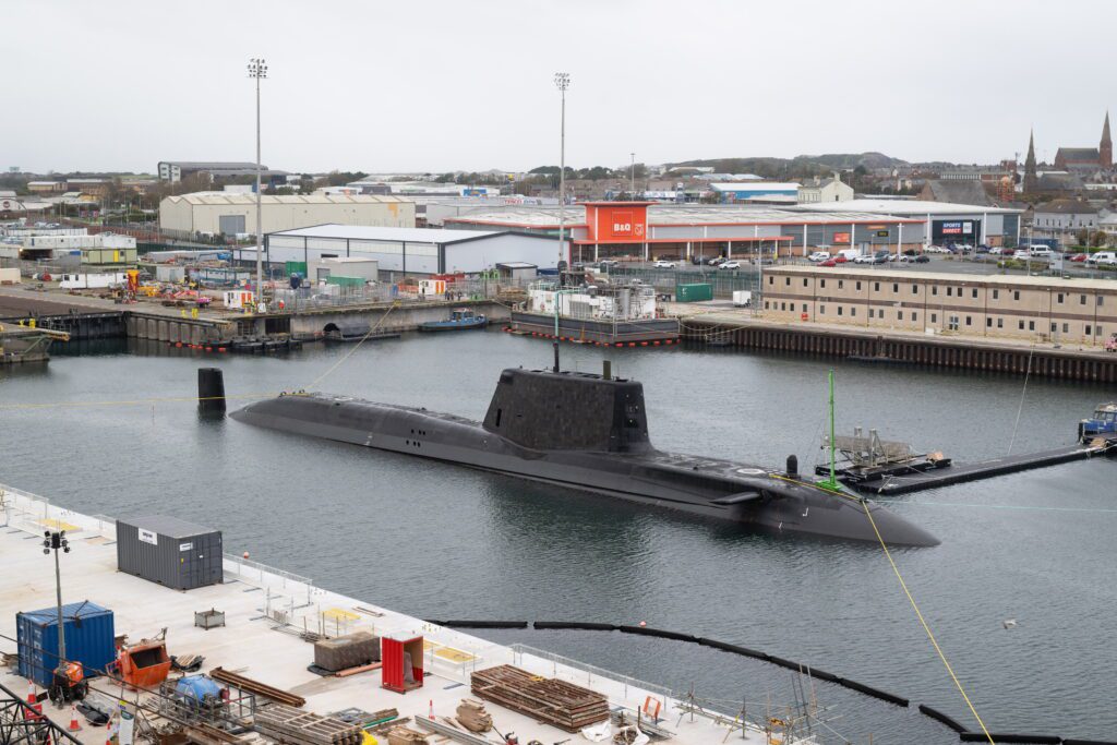 Royal Navy’s £1.5bn nuclear submarine performs first dive