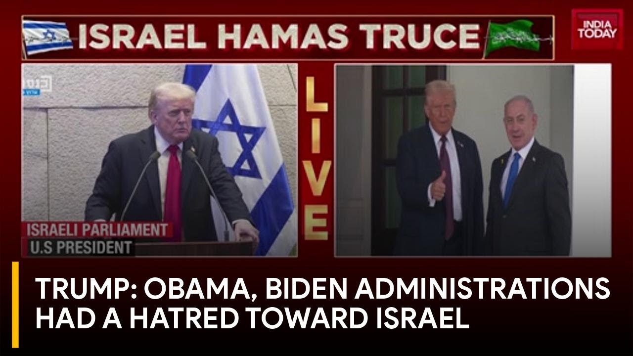 Trump: Obama and Biden Had 'An Absolute Hatred Toward Israel'