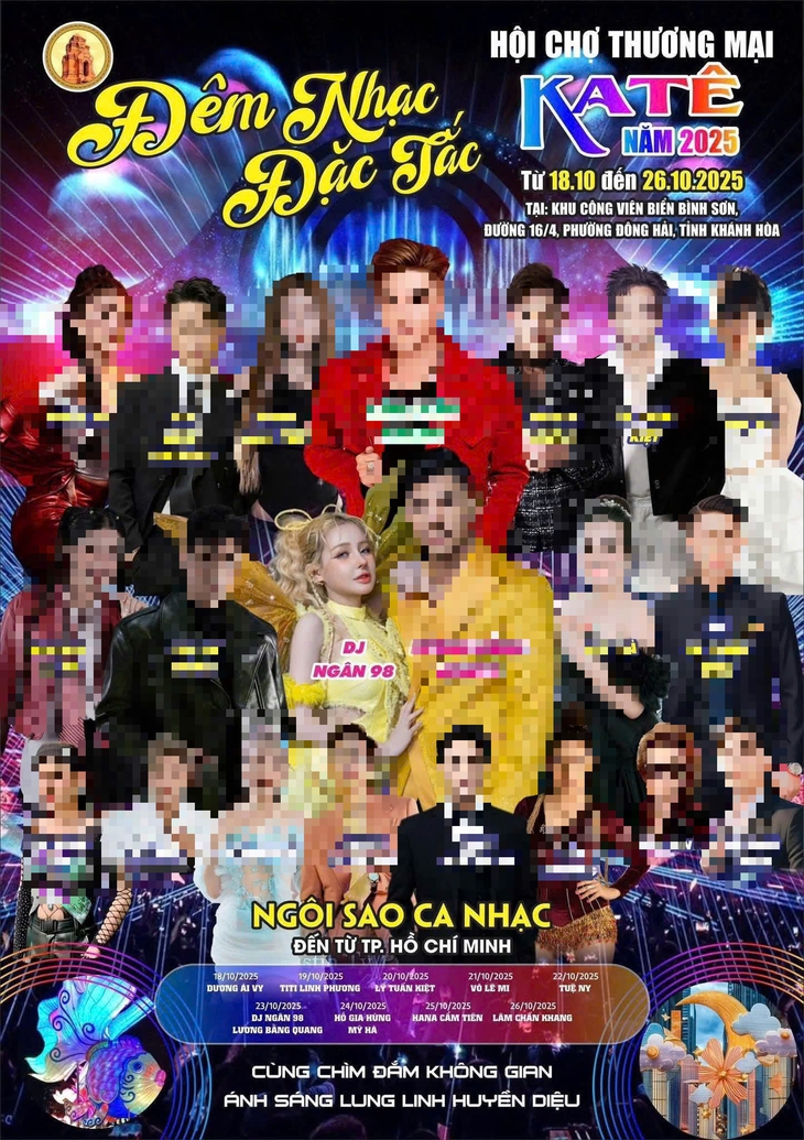 Xôn xao hình ảnh DJ Ngân 98 xuất hiện trên poster hội chợ thương mại ở ...