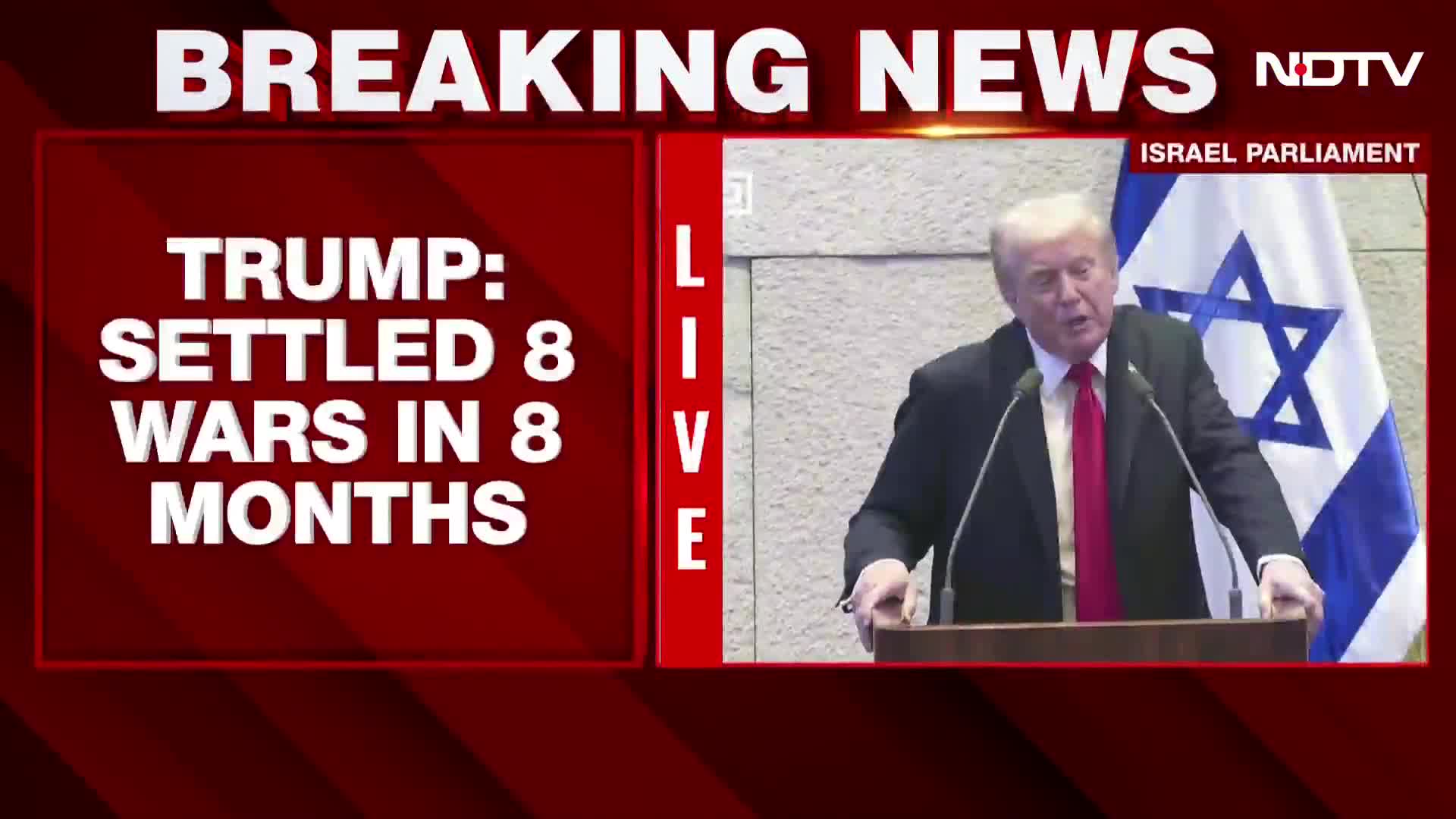 "I'm All About Stopping War": Trump Amid Cheers, Claps And Call For Nobel