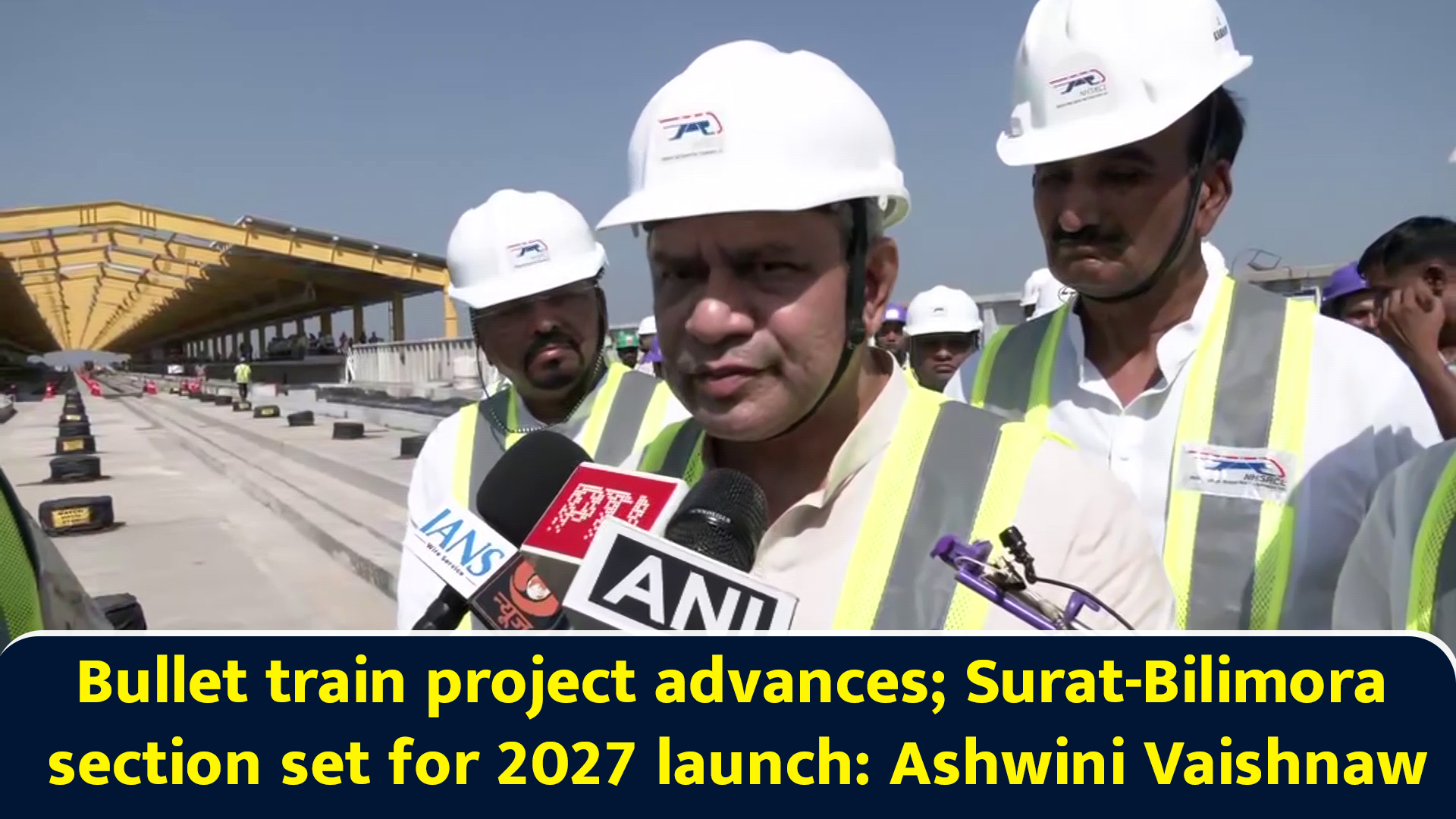 Bullet train project advances; Surat-Bilimora section set for 2027 ...