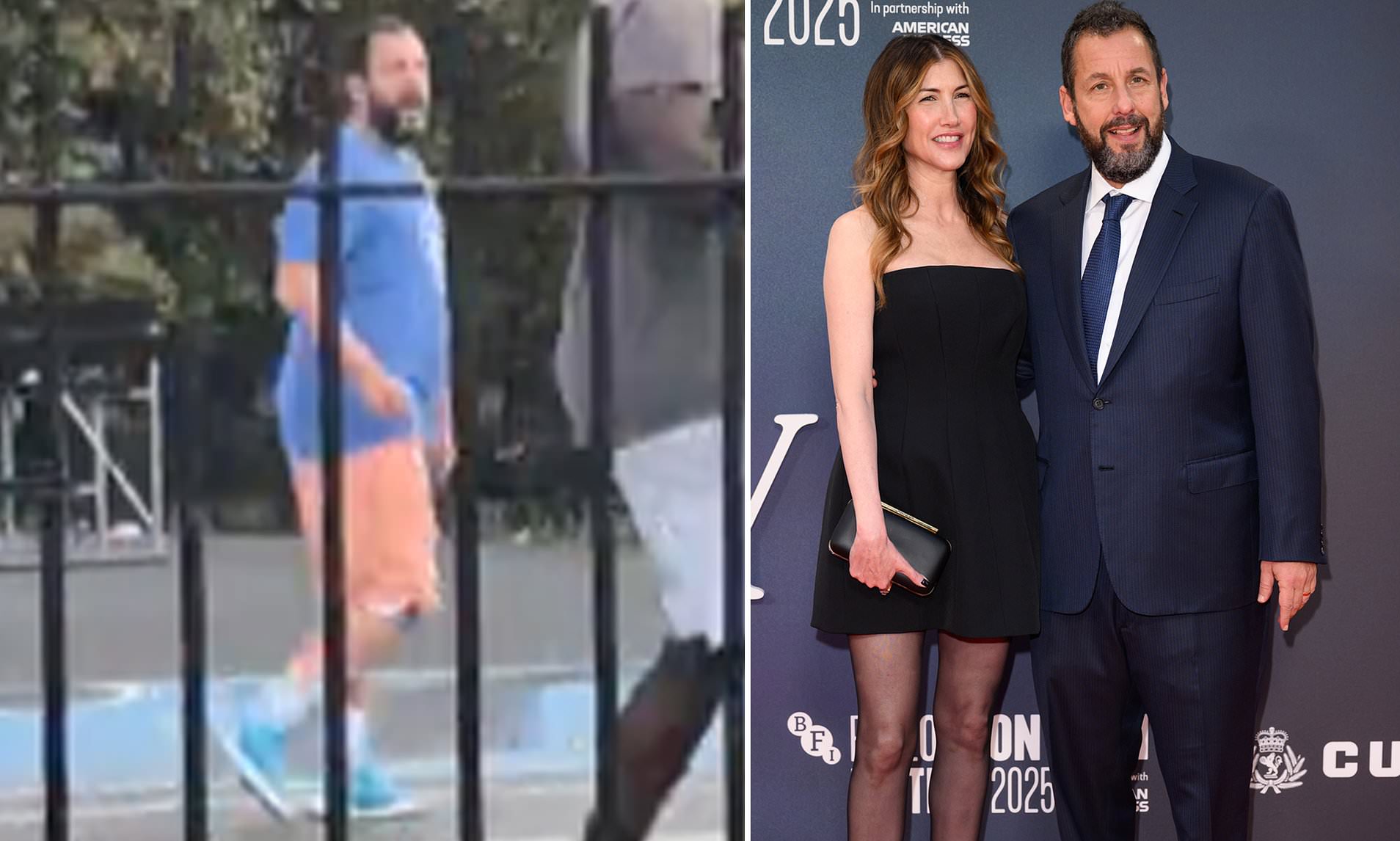 Adam Sandler is spotted playing basketball again in Clapham by ...