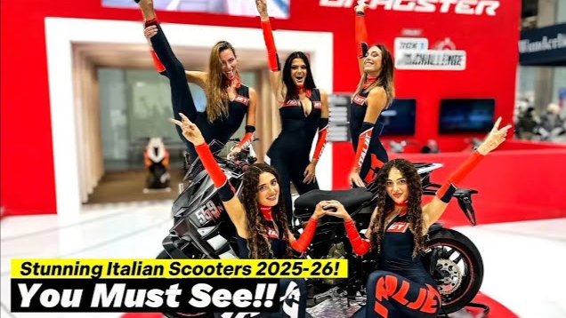 All New 15 Most-Beautiful Italian Scooters 2025-26!