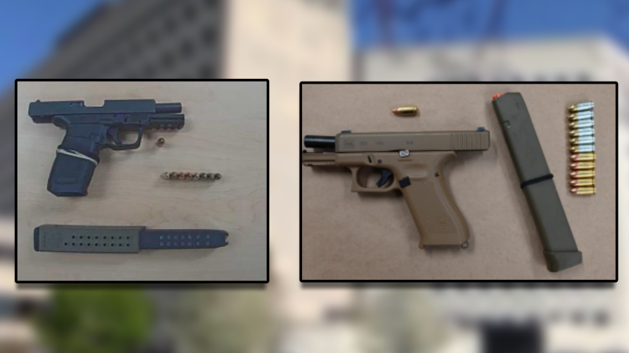 RPD: Two shoot up car on Weld Street with illegal guns