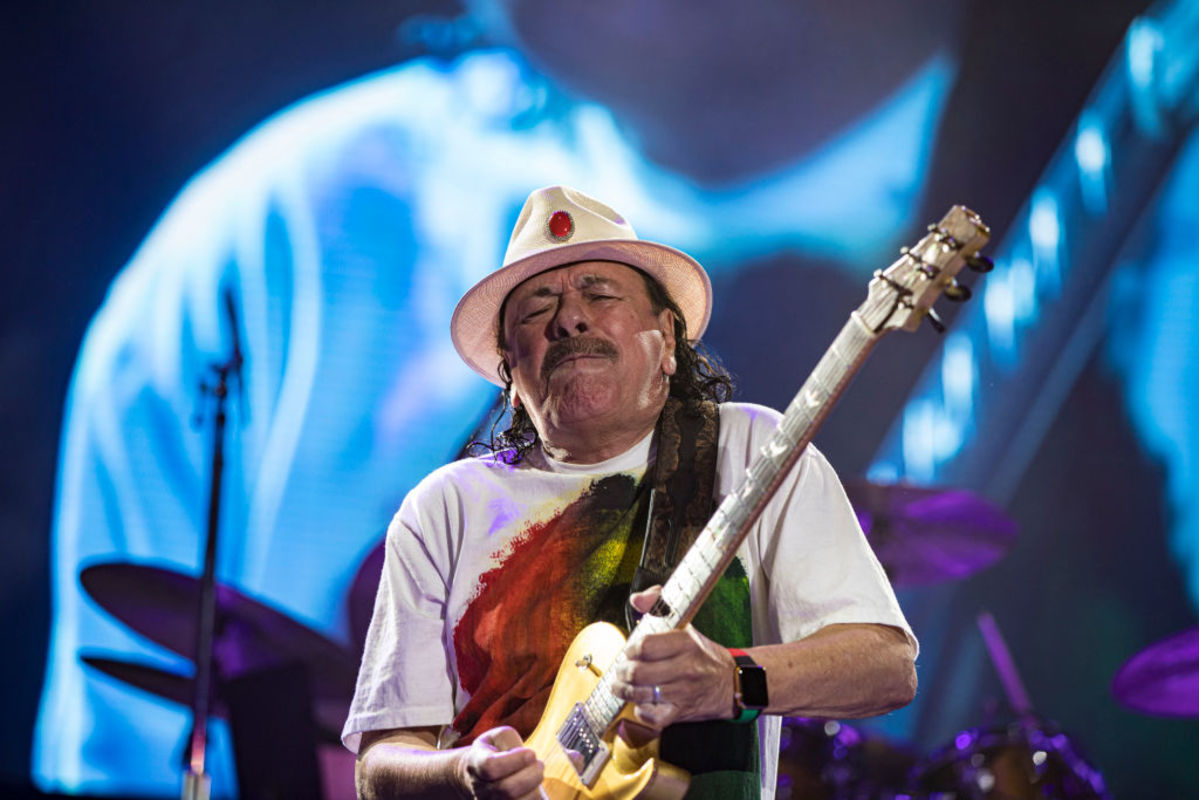 Carlos Santana Sets the Record Straight About Bad Bunny Performing at ...