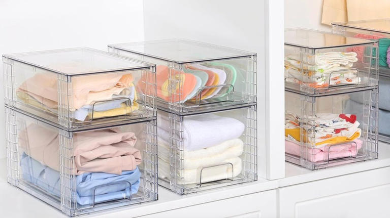 The Best Stackable Storage Bins For Organizing Your Closet's Vertical Space