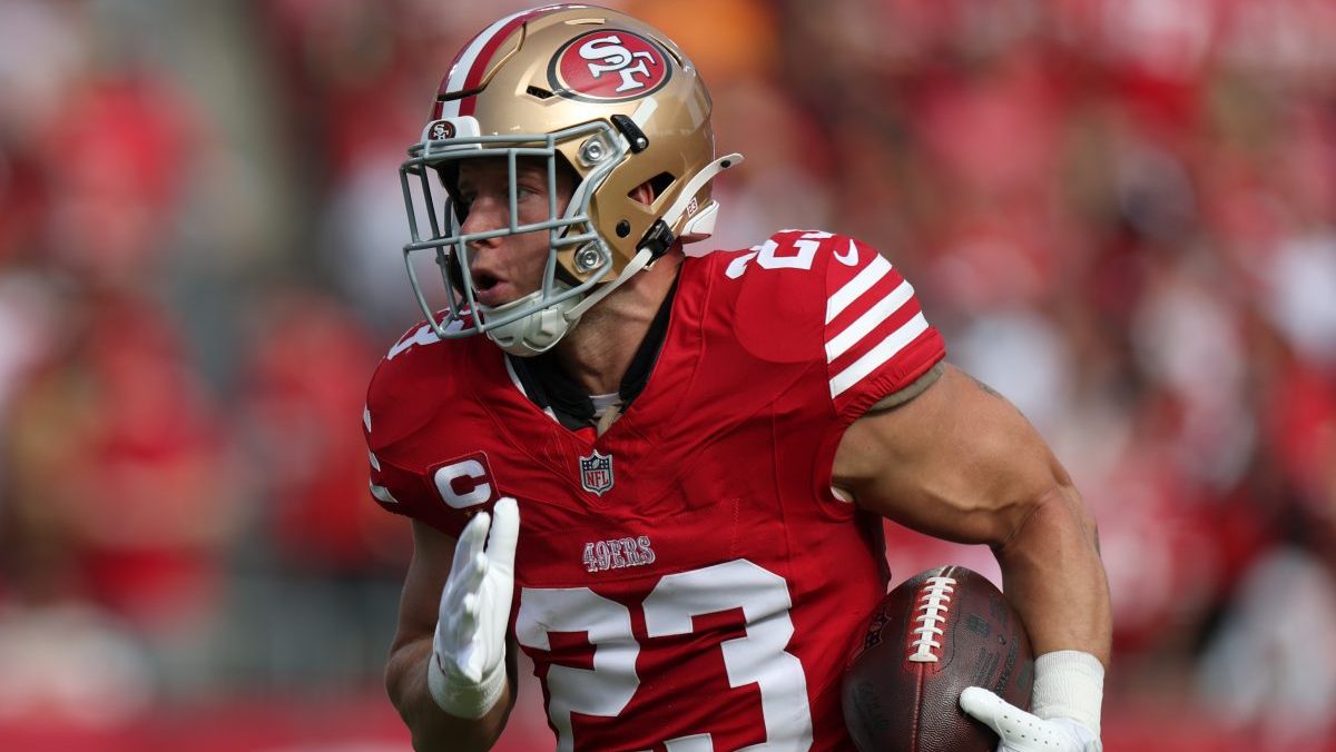Christian McCaffrey added to 49ers' injury report, questionable vs. Titans