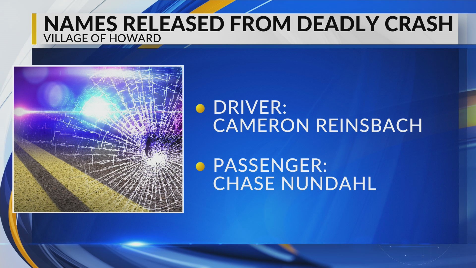 Victims identified in fatal Howard crash involving a truck and utility pole