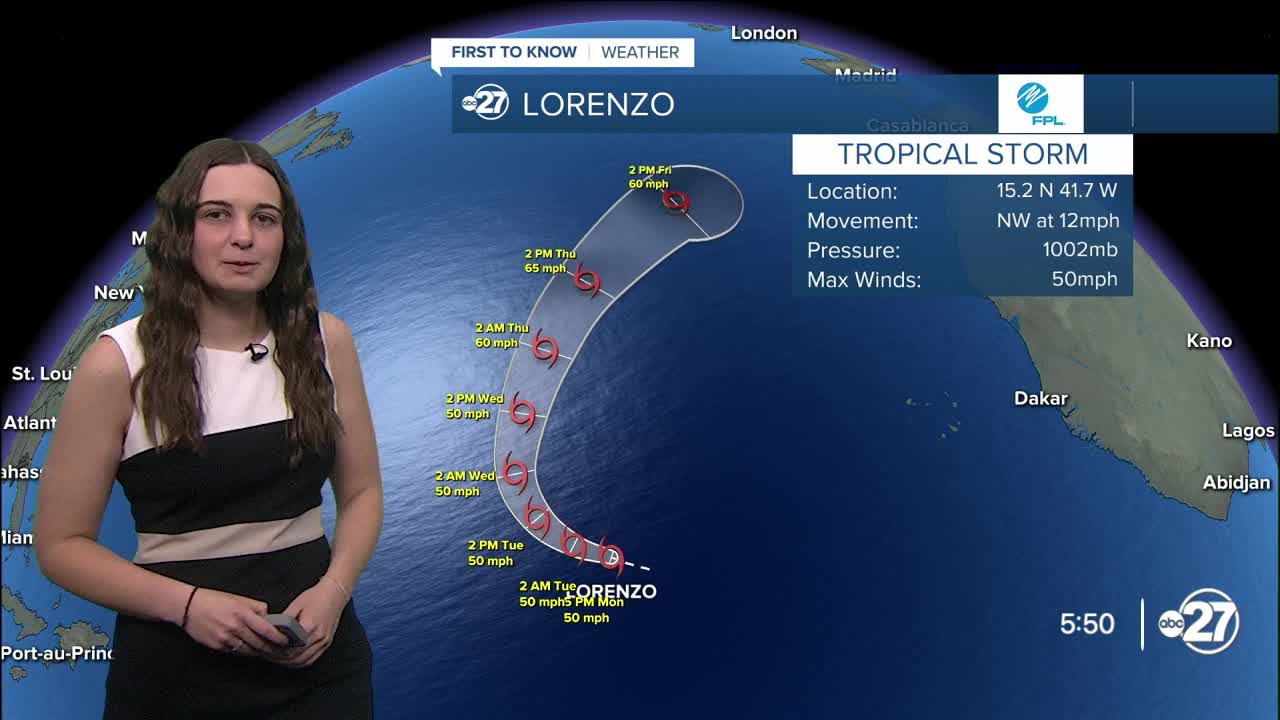Tropics check: Tropical Storm Lorenzo (10/13/2025)
