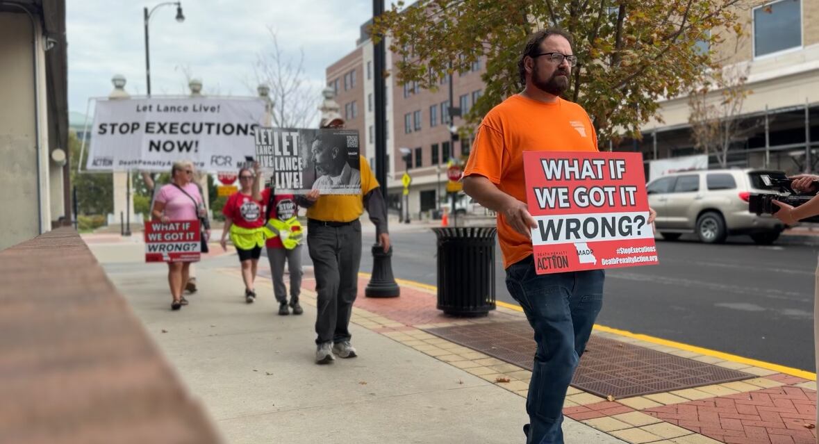 Anti-death penalty protesters walk 30 miles across Missouri after ...