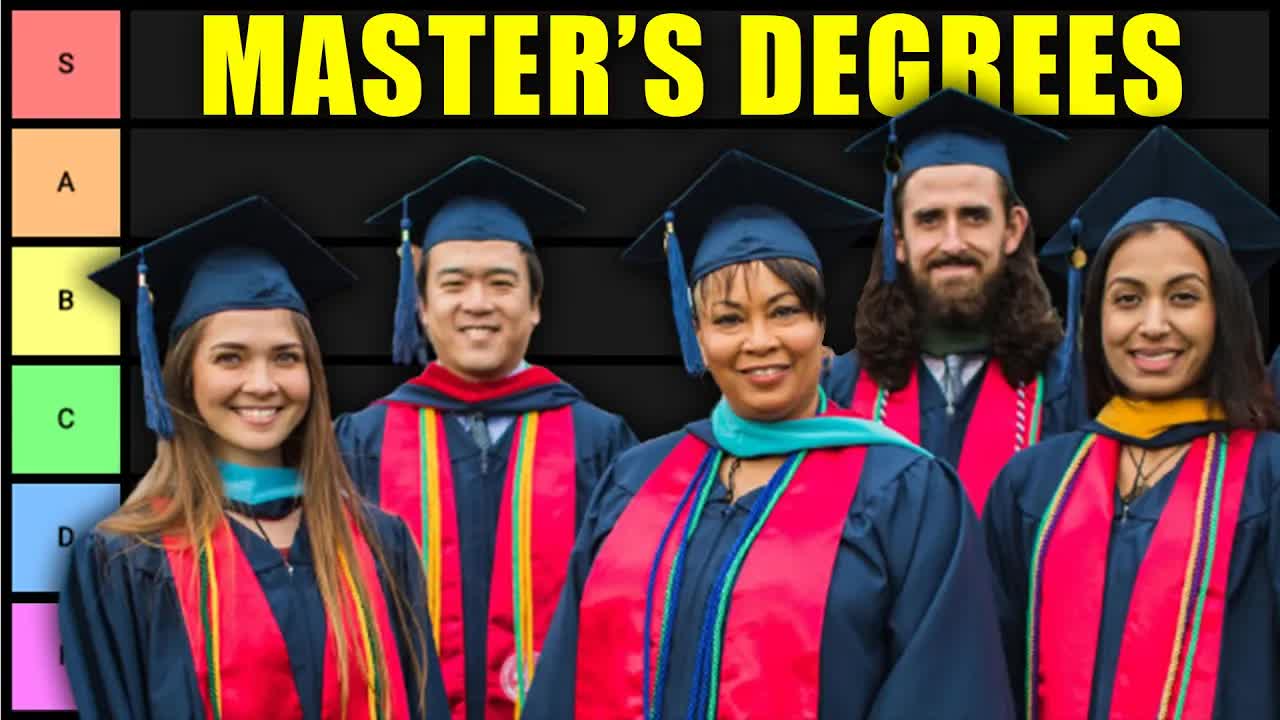 Masters Degree Tier List 2025 (Masters Degrees RANKED)