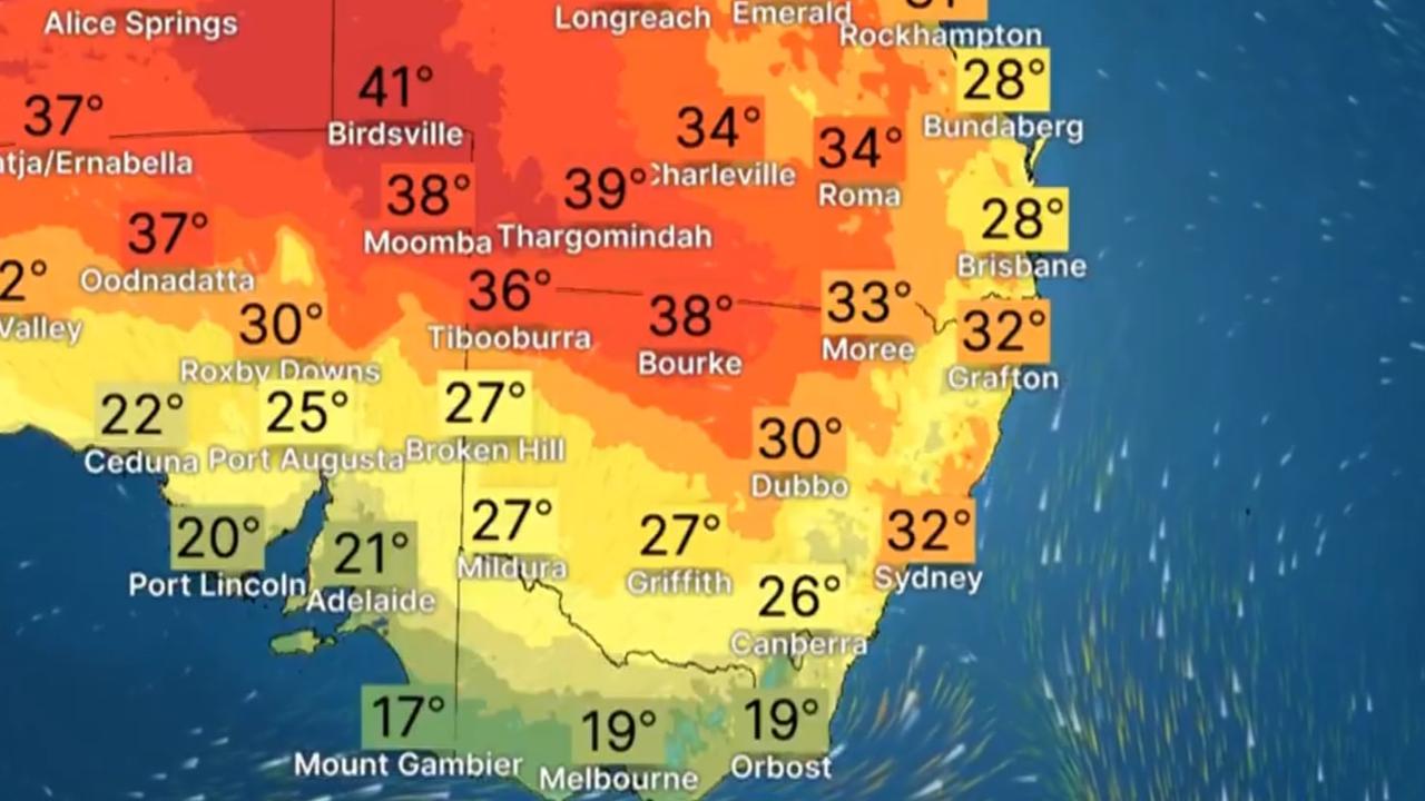 Aussies to swelter in 45C scorcher