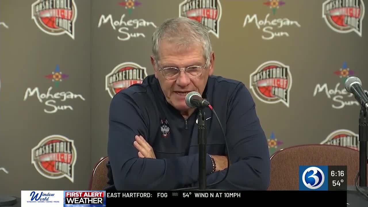 UConn women look sharp in exhibition win over Boston College