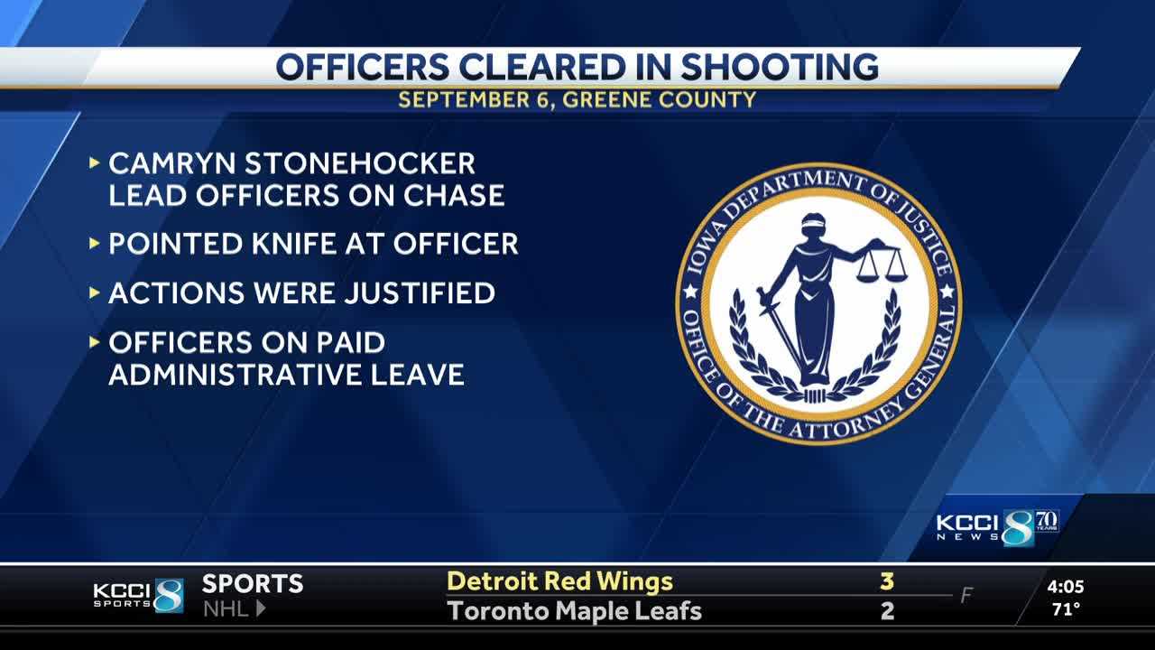 Iowa Attorney General: Police officer justified in deadly Greene County ...