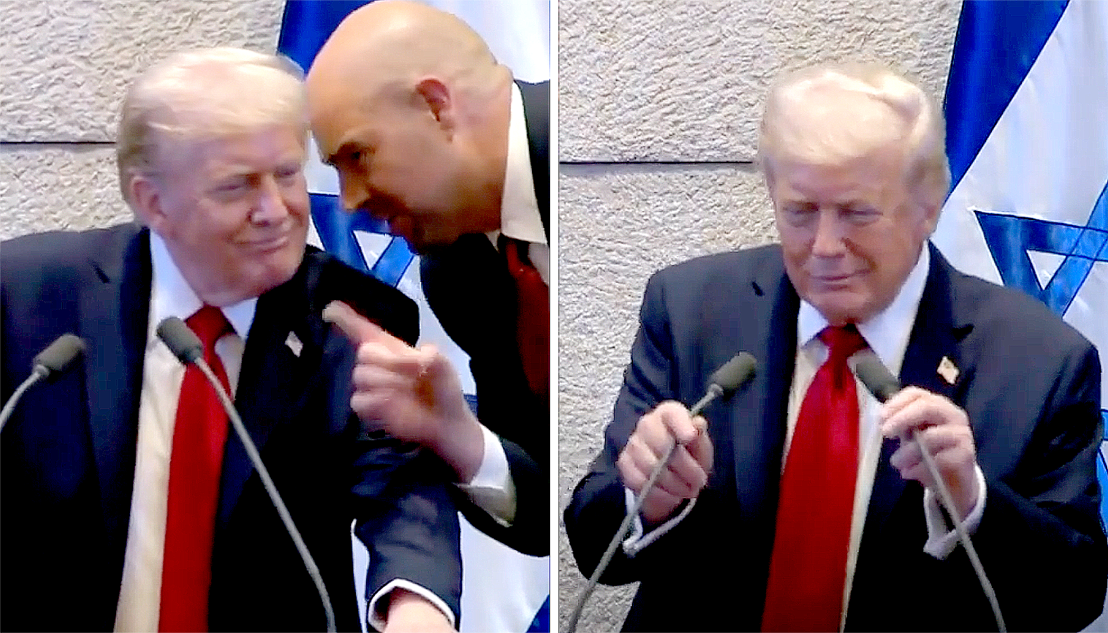 'Confused' and 'befuddled' Trump told to sit back down because it wasn ...