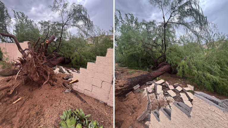 Tempe microburst leaves 130+ displaced, thousands without power