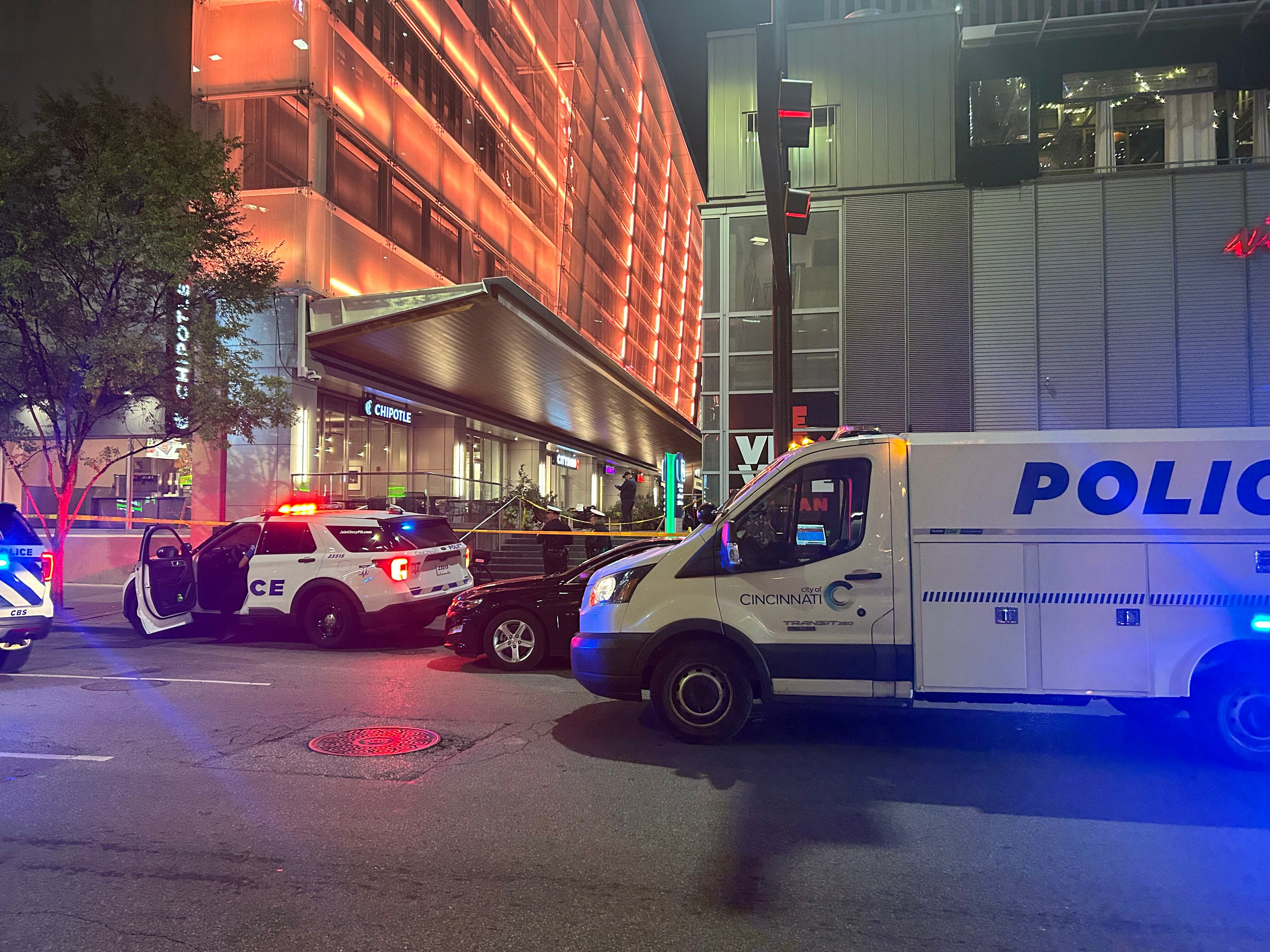 Teen, adult shot at Fountain Square in downtown Cincinnati
