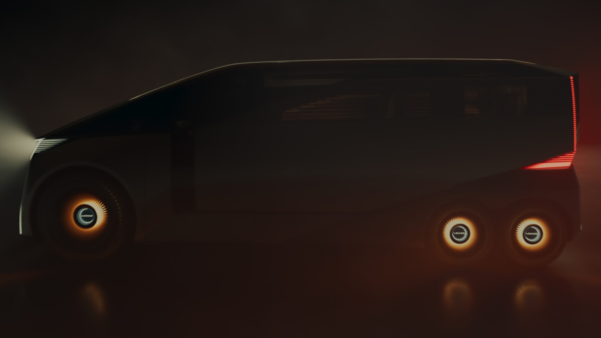 The Lexus LS Has Been Reborn as … a 6-Wheel Van With Crazy Wheels!?
