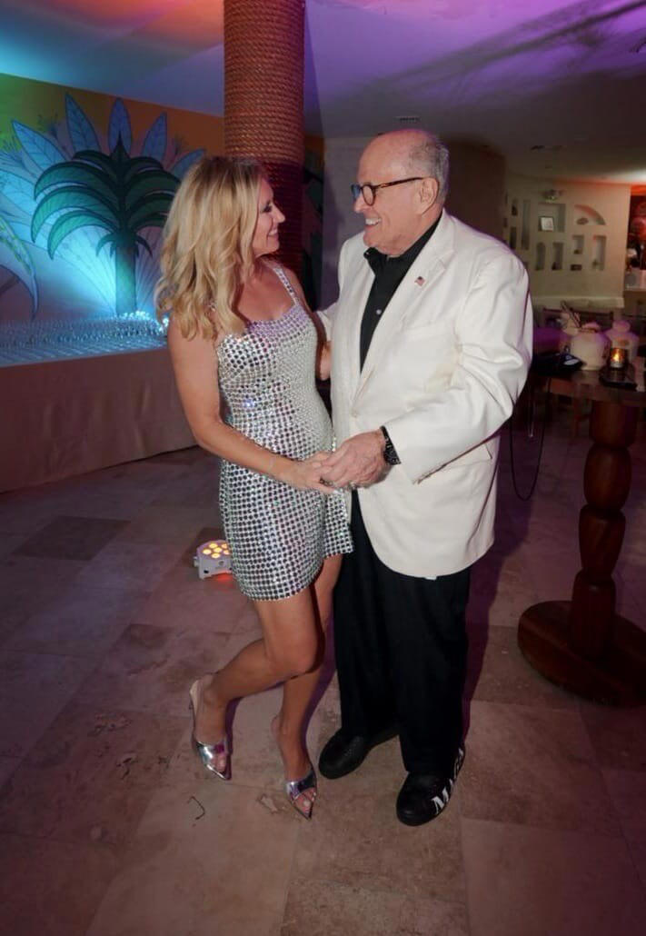 Rudy Giuliani dances night away at ‘Miami Vice’ themed party after ...