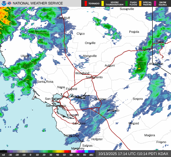 Rainy weather forecast in Stockton on Columbus Day, Tuesday; snow could ...
