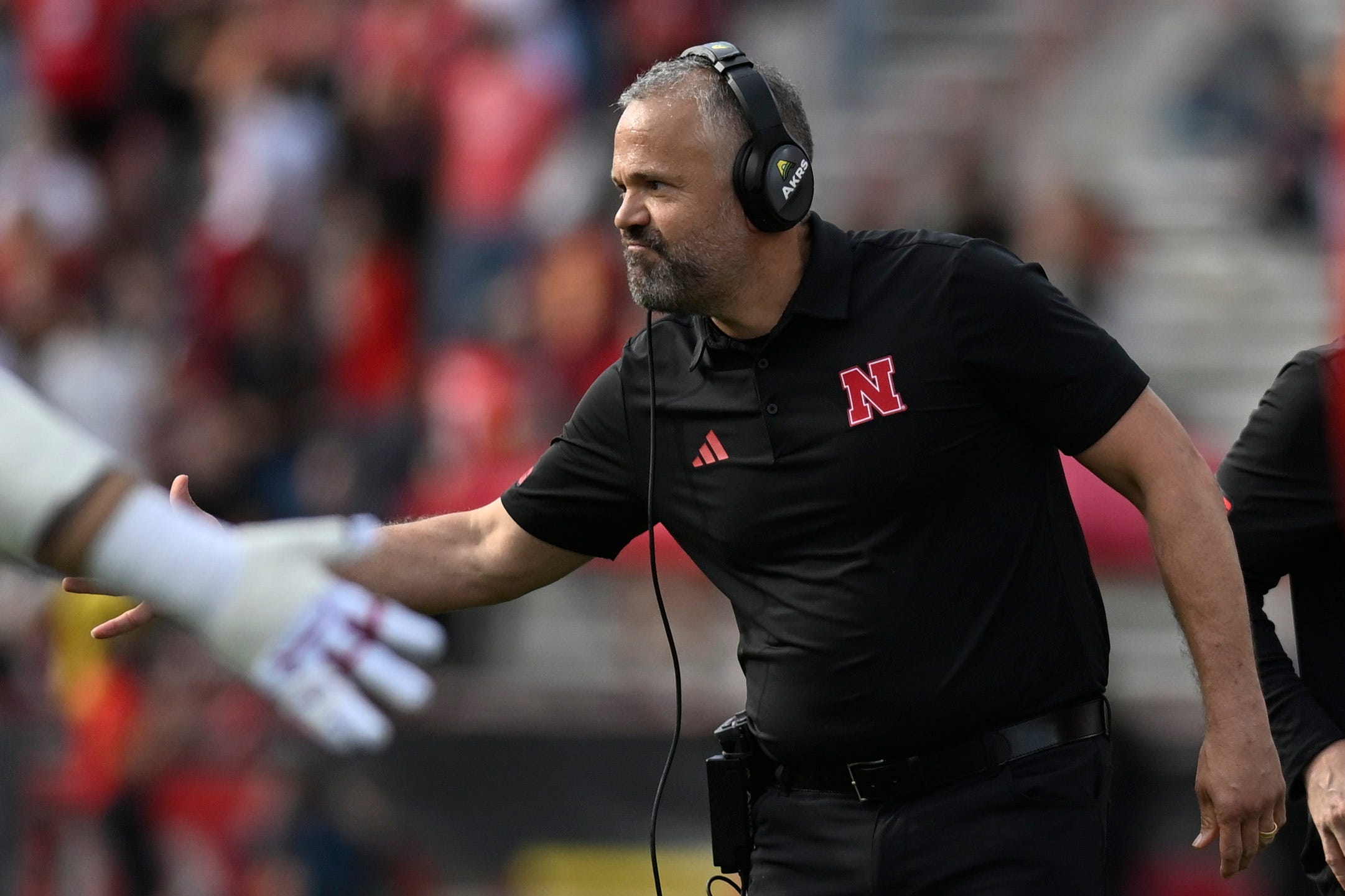 Nebraska coach Matt Rhule says Addison Williams will remain on staff