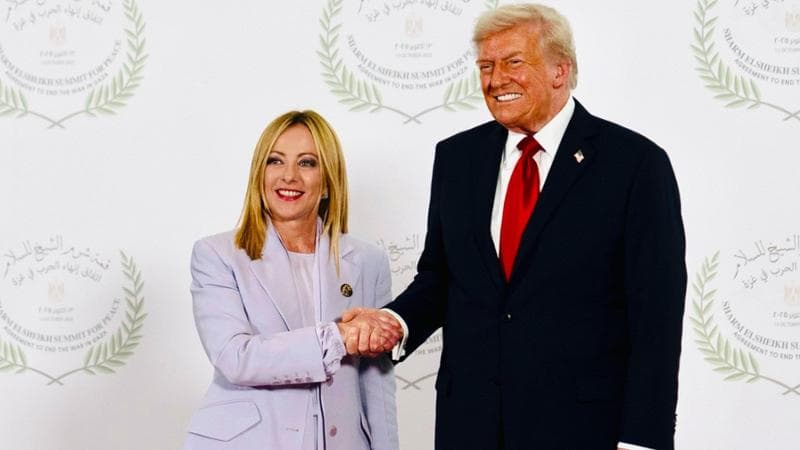 Siparietto tra Meloni e Trump: “Sei bellissima”. E Erdogan le dice ...