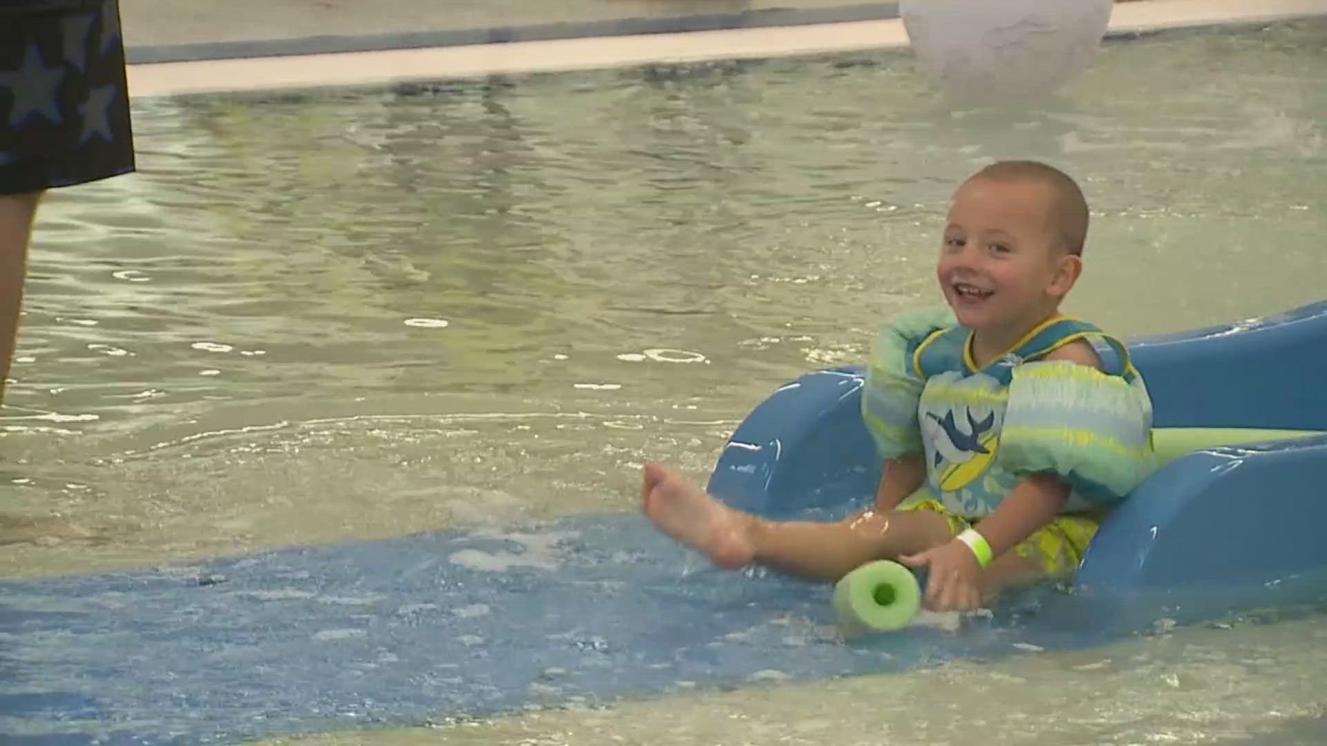 YWCA Quad Cities hosts Halloween-themed swim party