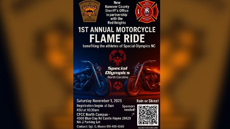 New Hanover Co. Sheriff’s Office kicks off inaugural motorcycle flame ...