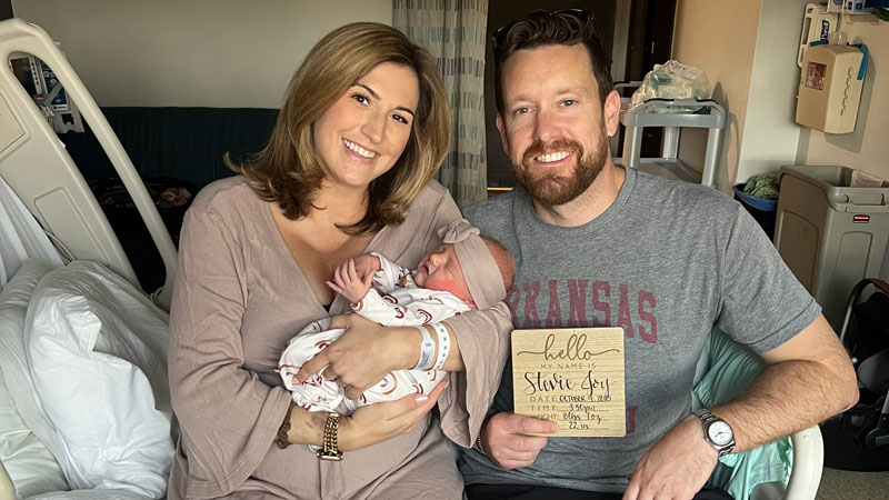 KARK 4 News anchor Laura Monteverdi welcomes baby girl