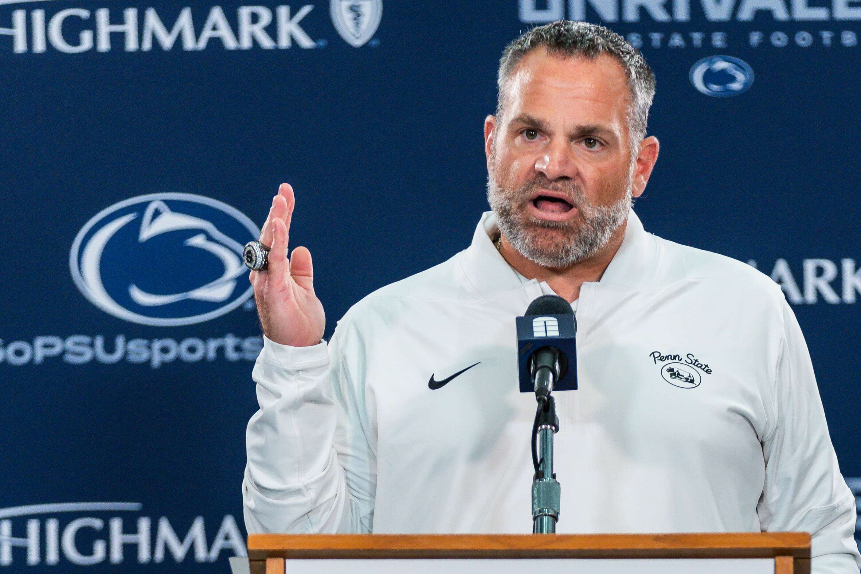 A choked-up Pat Kraft on Penn State QB Drew Allar’s injury: ‘I can’t ...