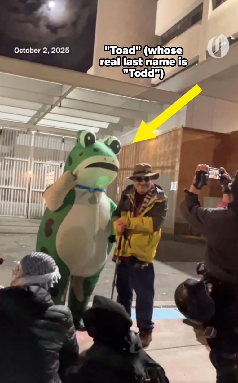 Here's Why ICE Protests Are Suddenly Full Of Inflatable Frogs (And What ...