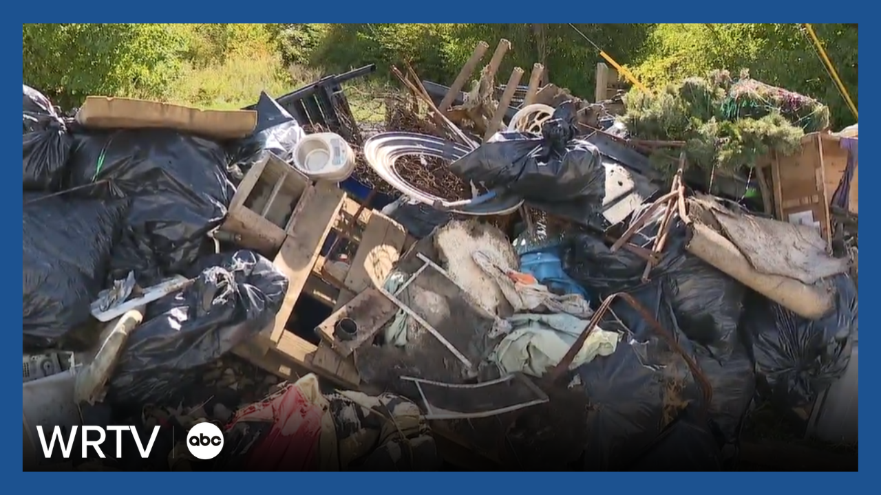 Cleanup continues at homeless encampment on East Washington Street