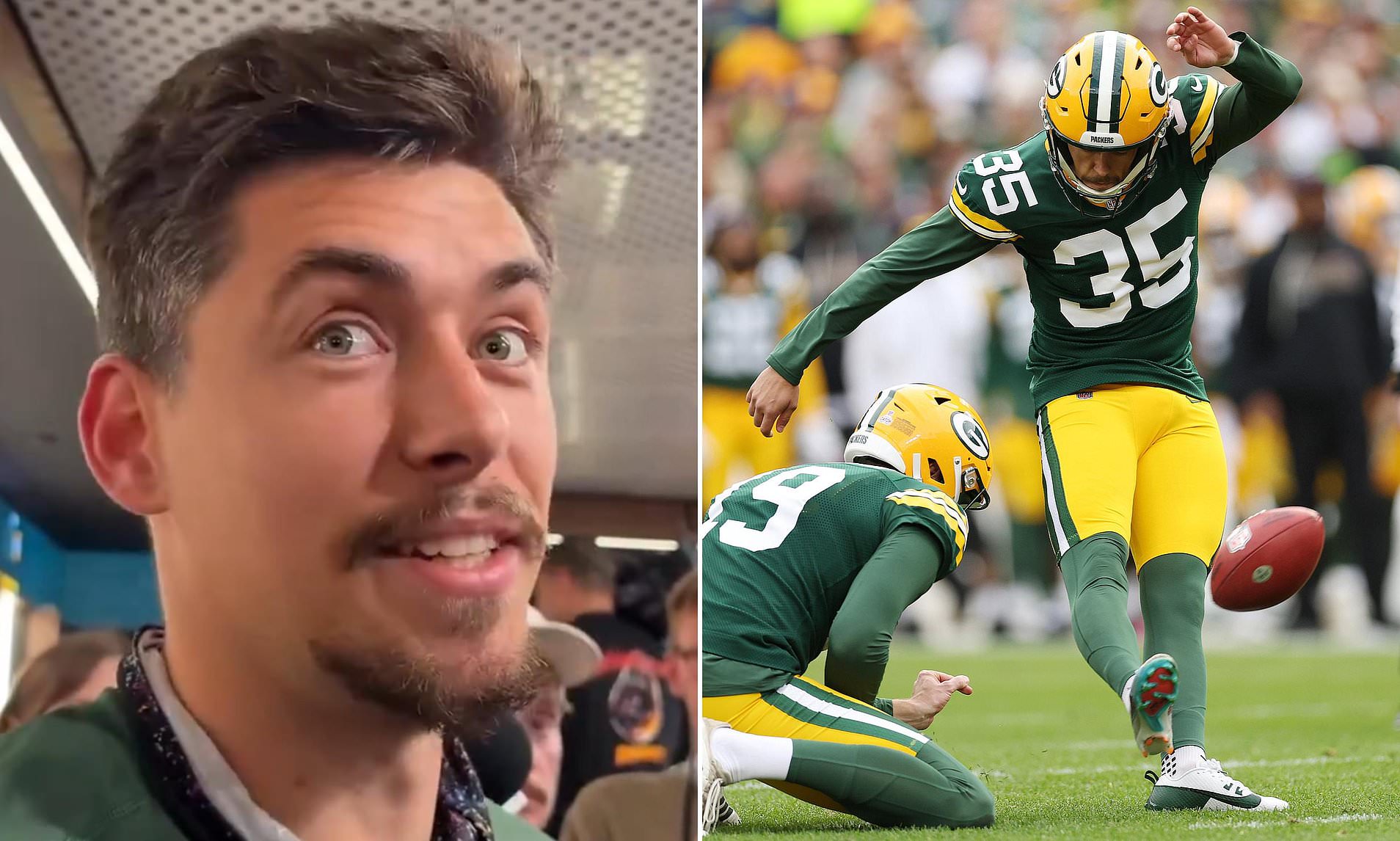 Packers' new kicker stuns reporters by revealing career plan before ...