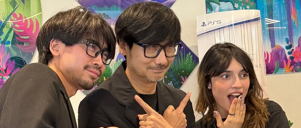 Hideo Kojima y su doble brasileño hacen el meme de Spider-Man