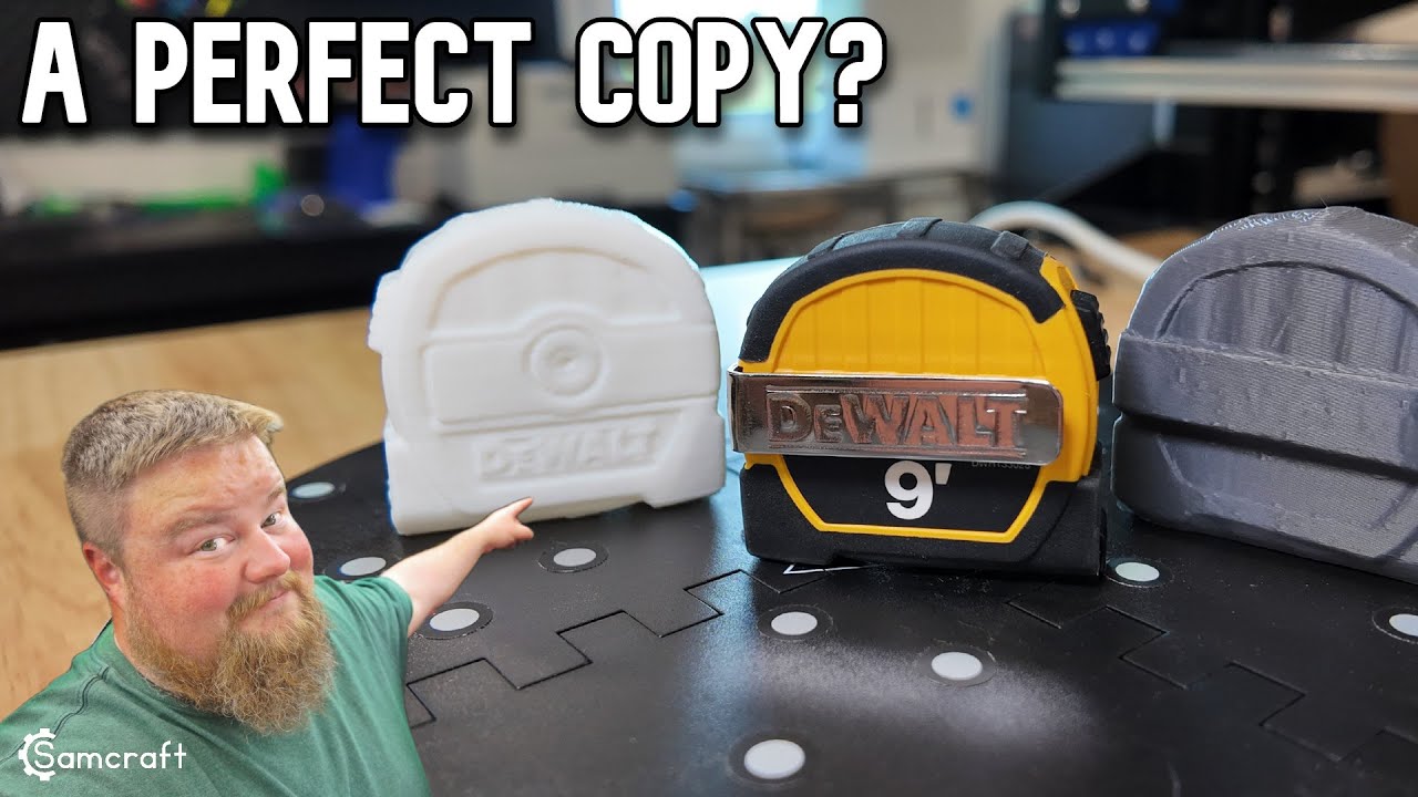 I scanned a tape measure with a 3D scanner! 📏